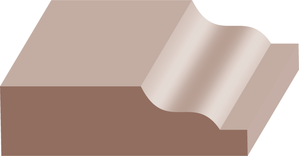 210-O_Ogee Stop_PMS - Showcase Moulding